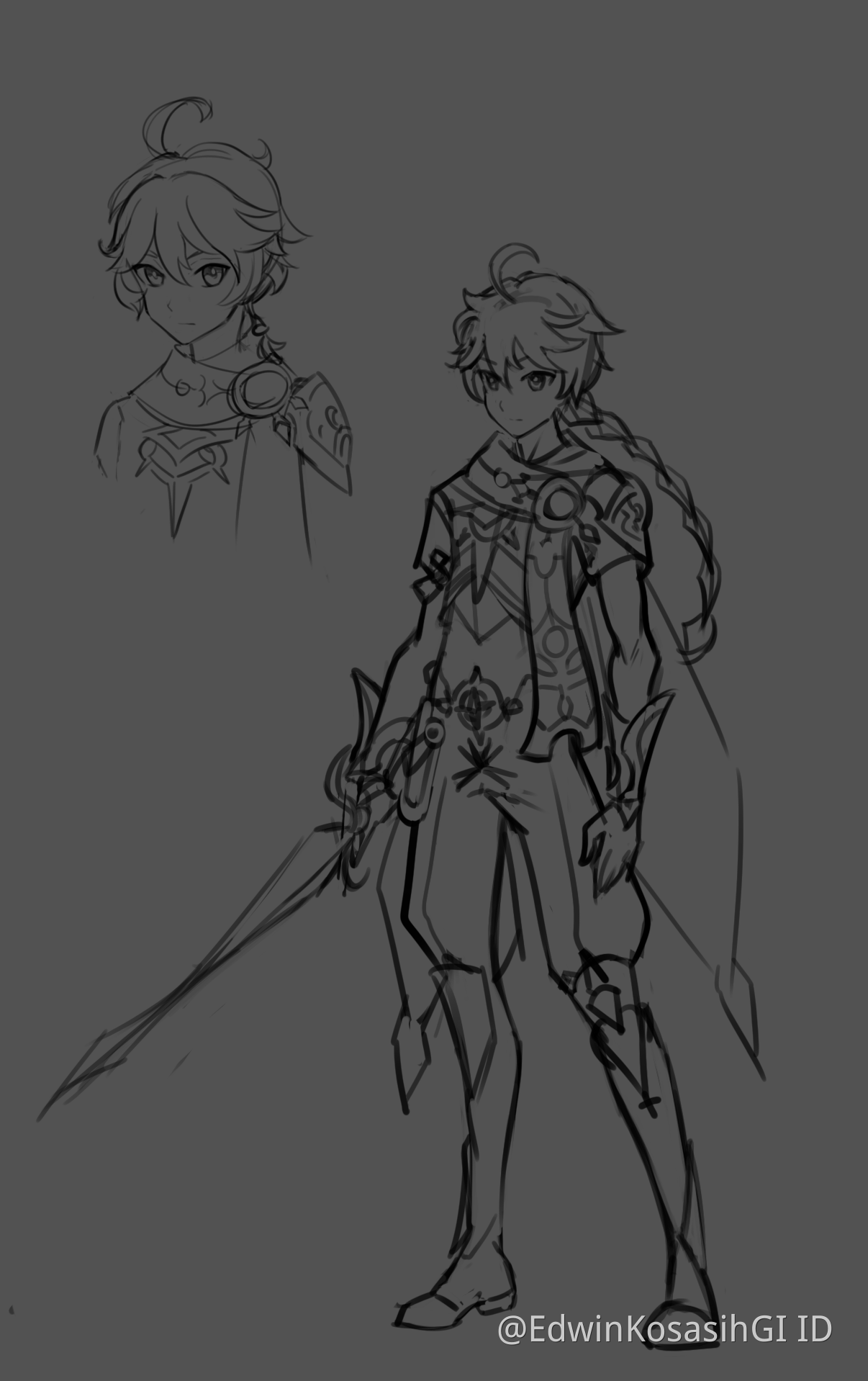 Aether Sketch! Genshin Impact | HoYoLAB