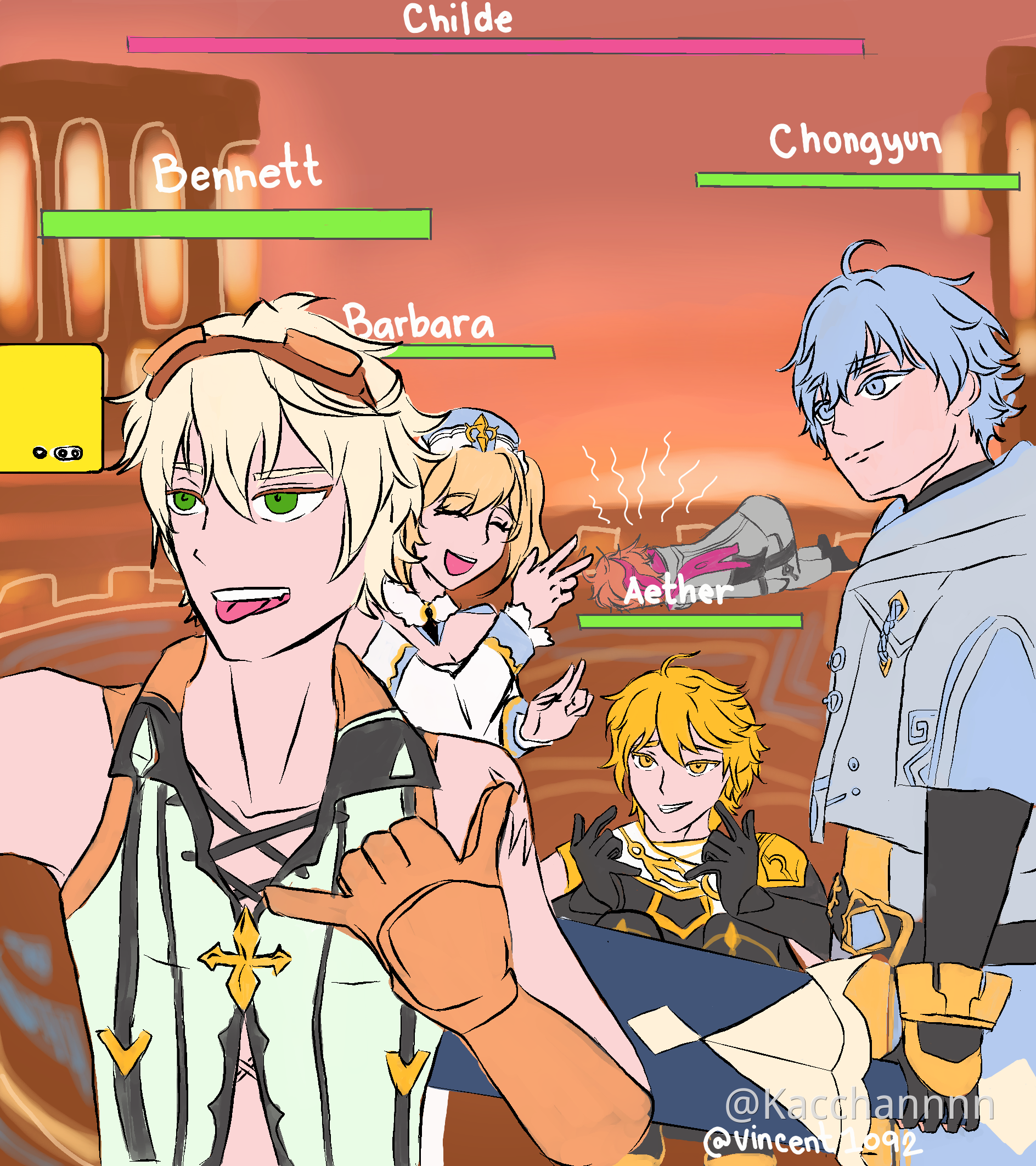 Bennett's Adventure Team Genshin Impact | HoYoLAB