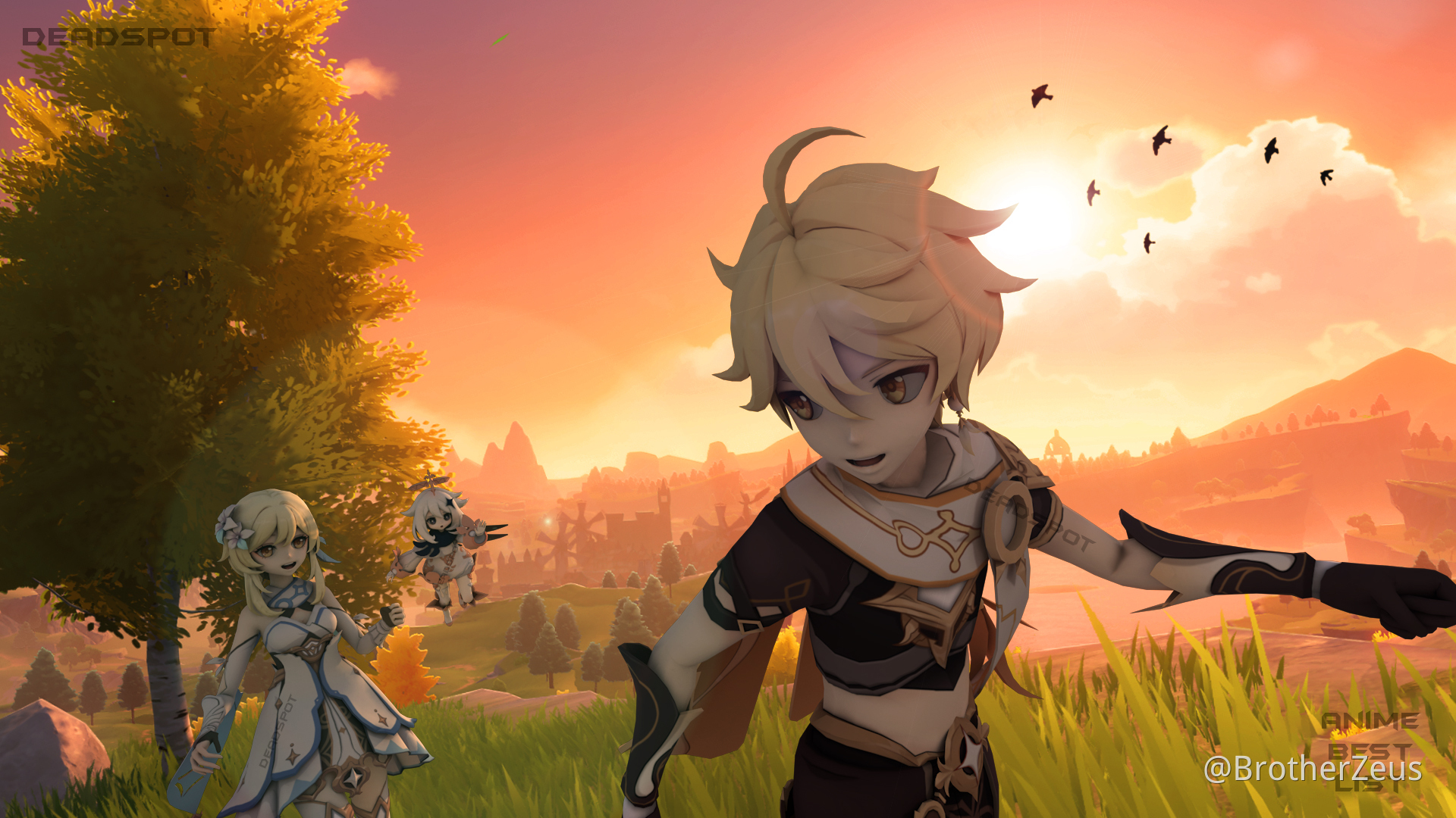 If Lumine, Aether and paimon lived together. Genshin Impact | HoYoLAB