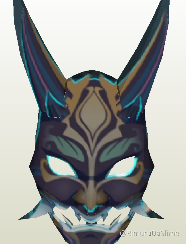 Xiao Mask Papercraft | Genshin Impact | HoYoLAB