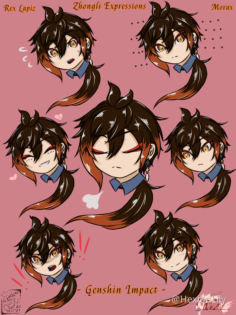 Zhongli icons Genshin Impact | HoYoLAB