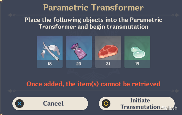 parametric transformer rewards pt3 Genshin Impact | HoYoLAB