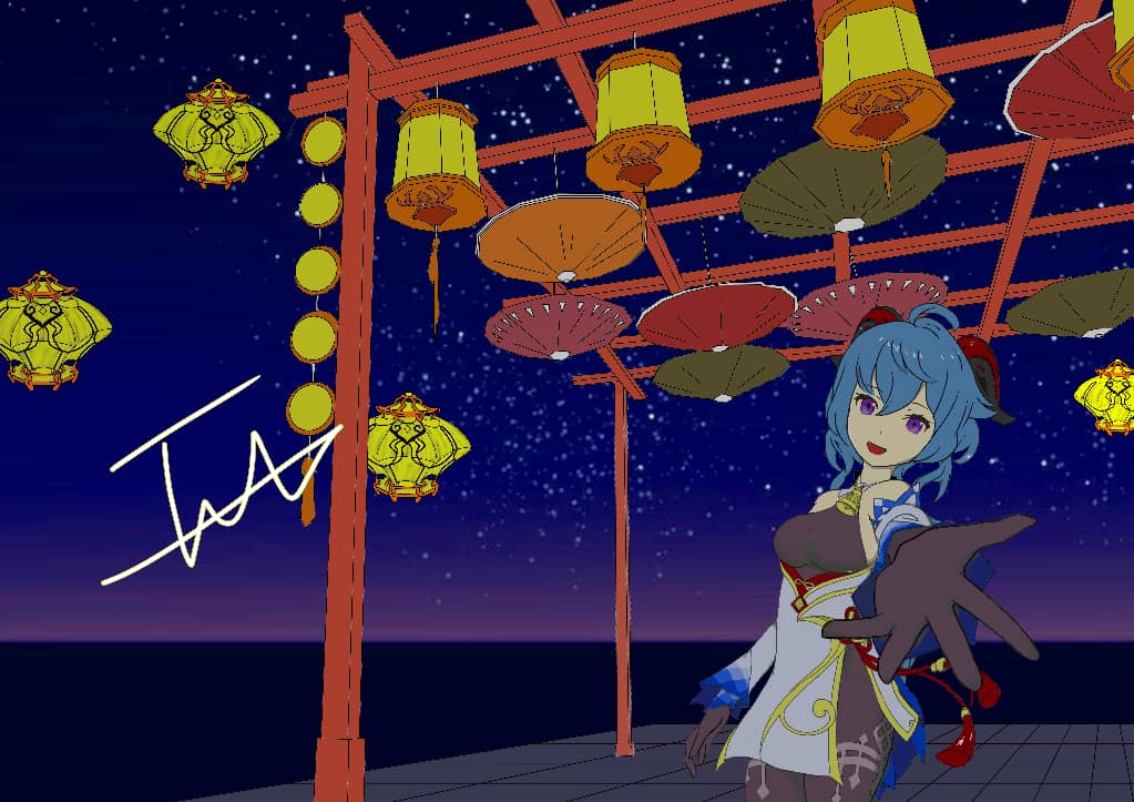 A Sea of Lights - "Ganyu Smile" Genshin Impact | HoYoLAB