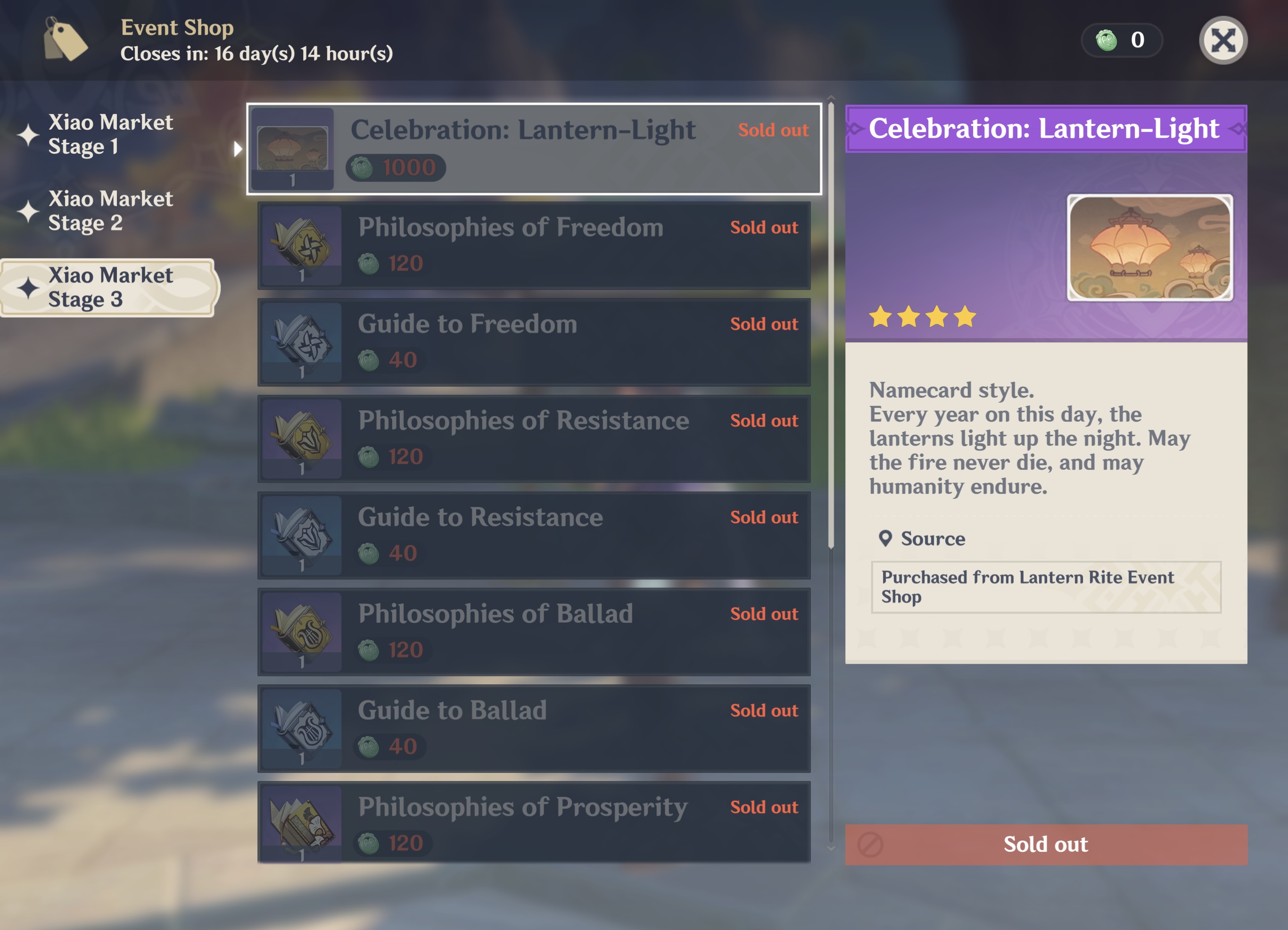 EVENT SHOP CLEARED! Genshin Impact | HoYoLAB