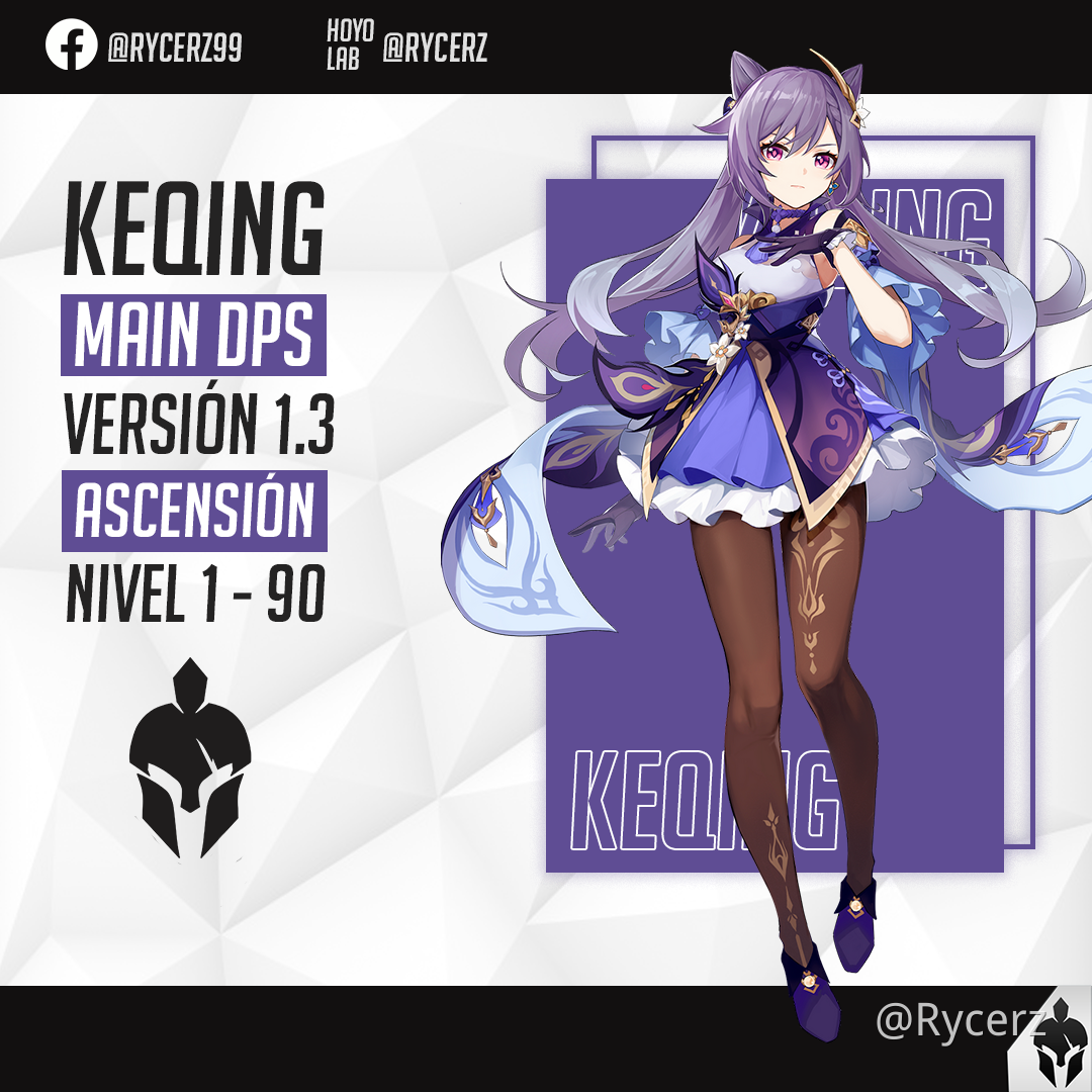 ¡Guía de Keqing! Ascensión, armas, materiales y más Genshin Impact ...