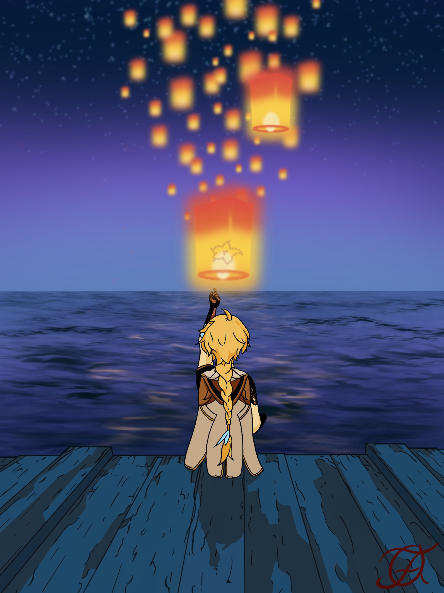 A Sea of Lights- Wish Upon the Light Genshin Impact | HoYoLAB