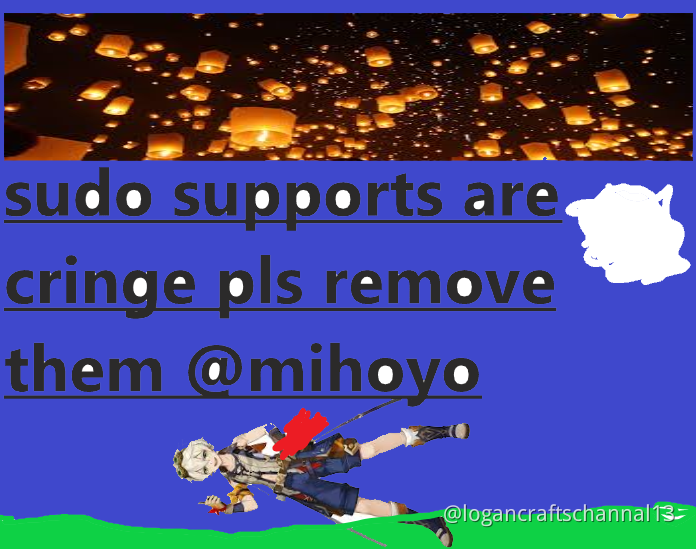 mihoyo pls remove sudo support Genshin Impact | HoYoLAB