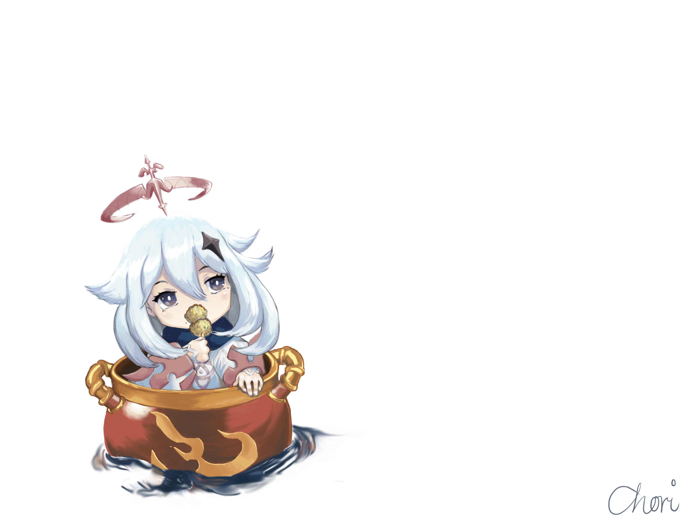 A Sea of Lights - Paimon Afloat Genshin Impact | HoYoLAB