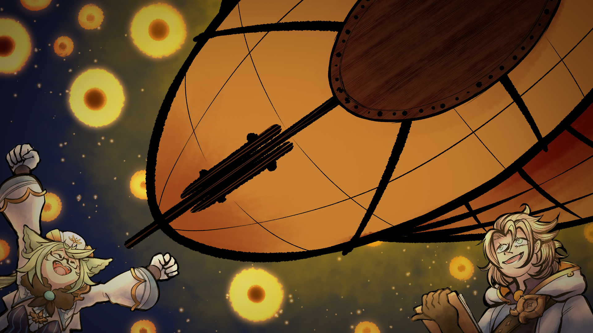 A Sea of Lights | Airships Were Meant to Shine Genshin Impact | HoYoLAB