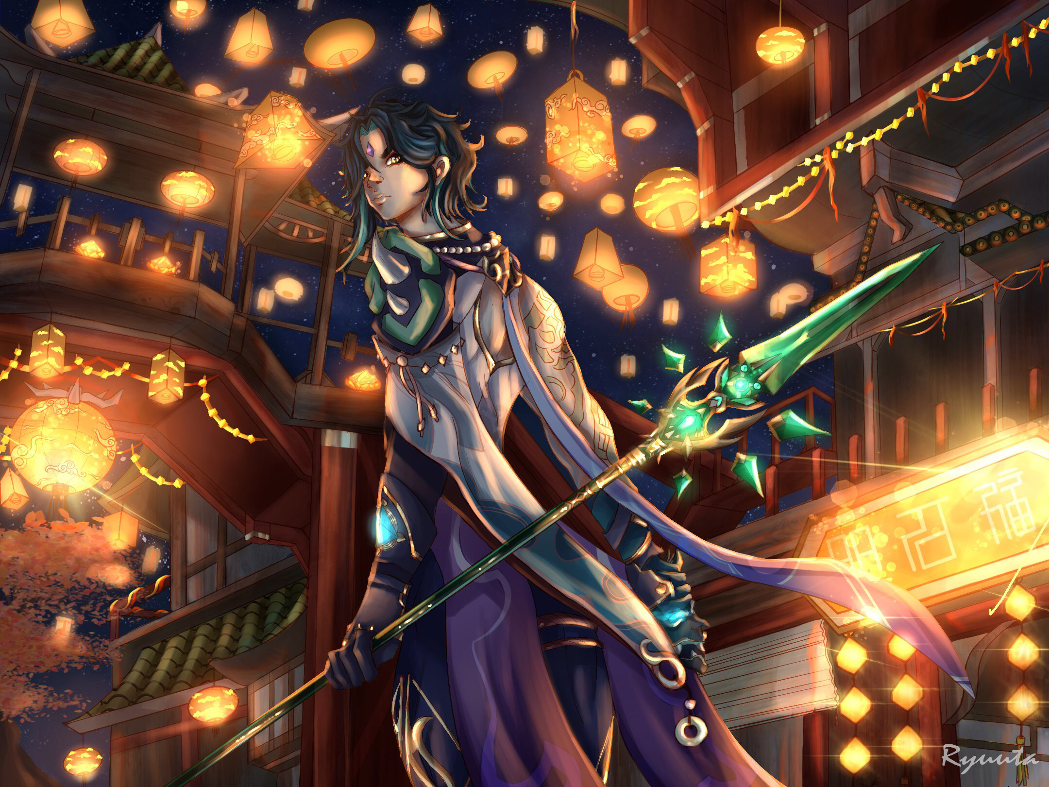 A Sea of Lights - The Vigilant Yaksha Genshin Impact | HoYoLAB