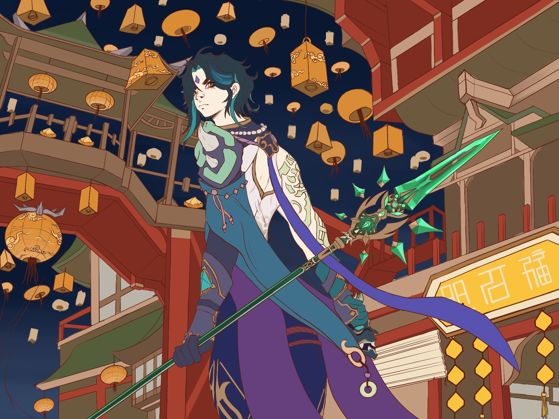 A Sea of Lights - The Vigilant Yaksha Genshin Impact | HoYoLAB