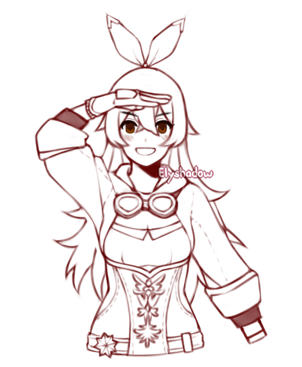 Quick Amber Sketch! Genshin Impact | HoYoLAB