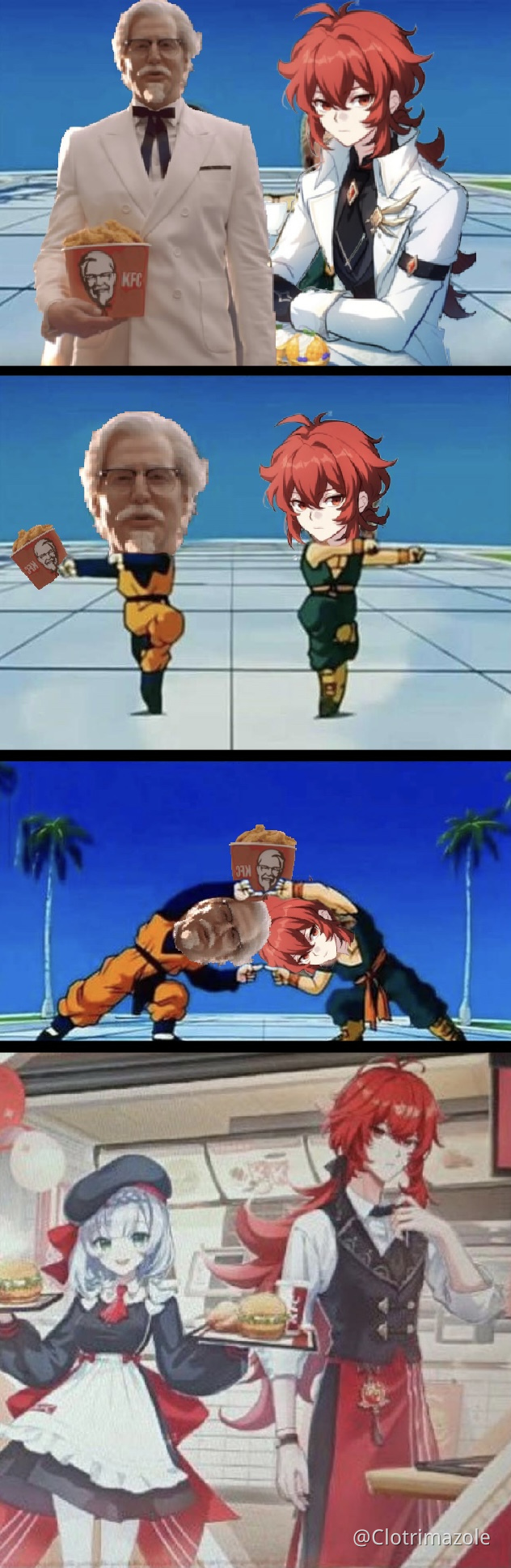 KFC Diluc Genshin Impact | HoYoLAB