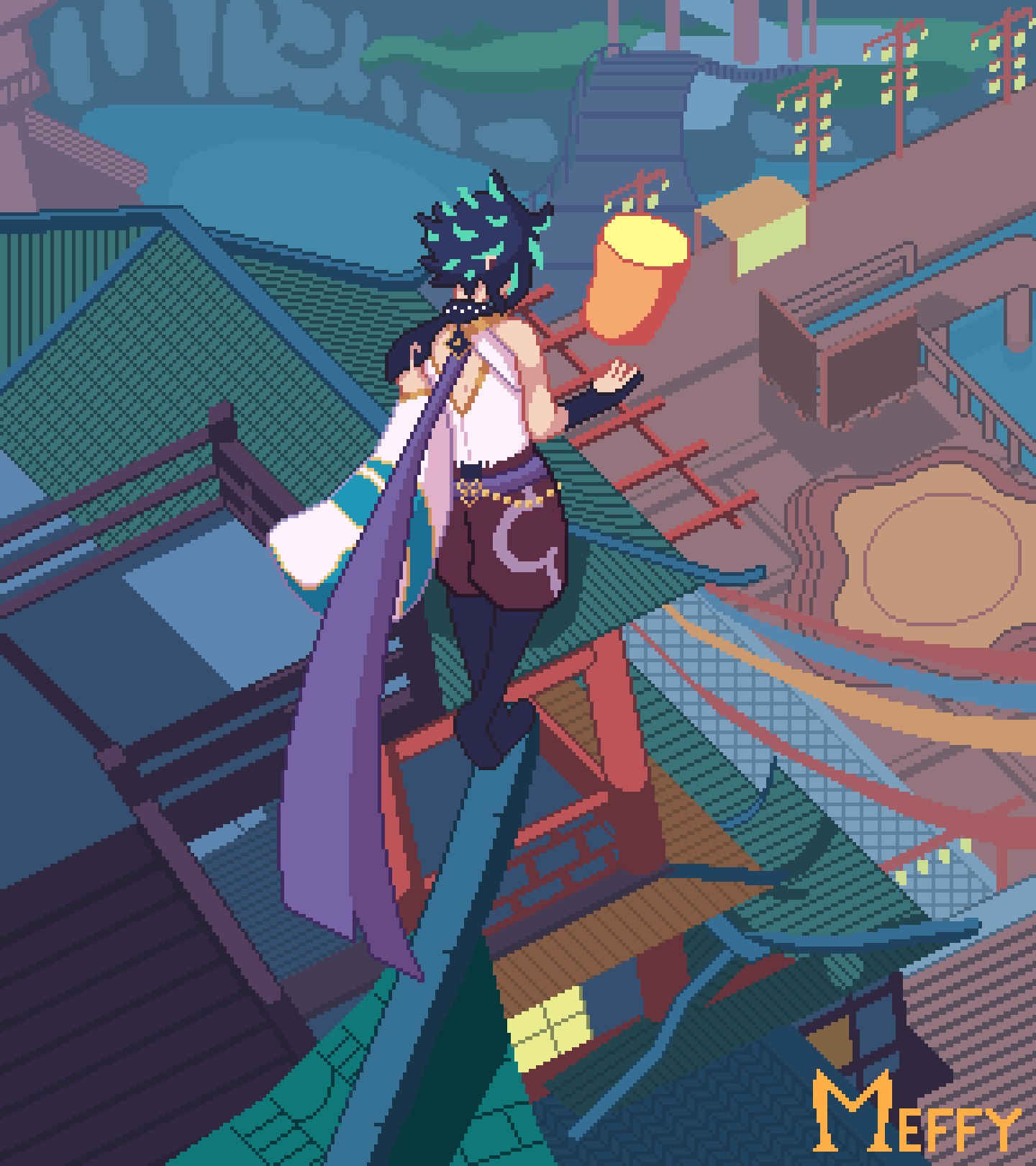 A Sea of Lights - Xiao during the rite Genshin Impact | HoYoLAB