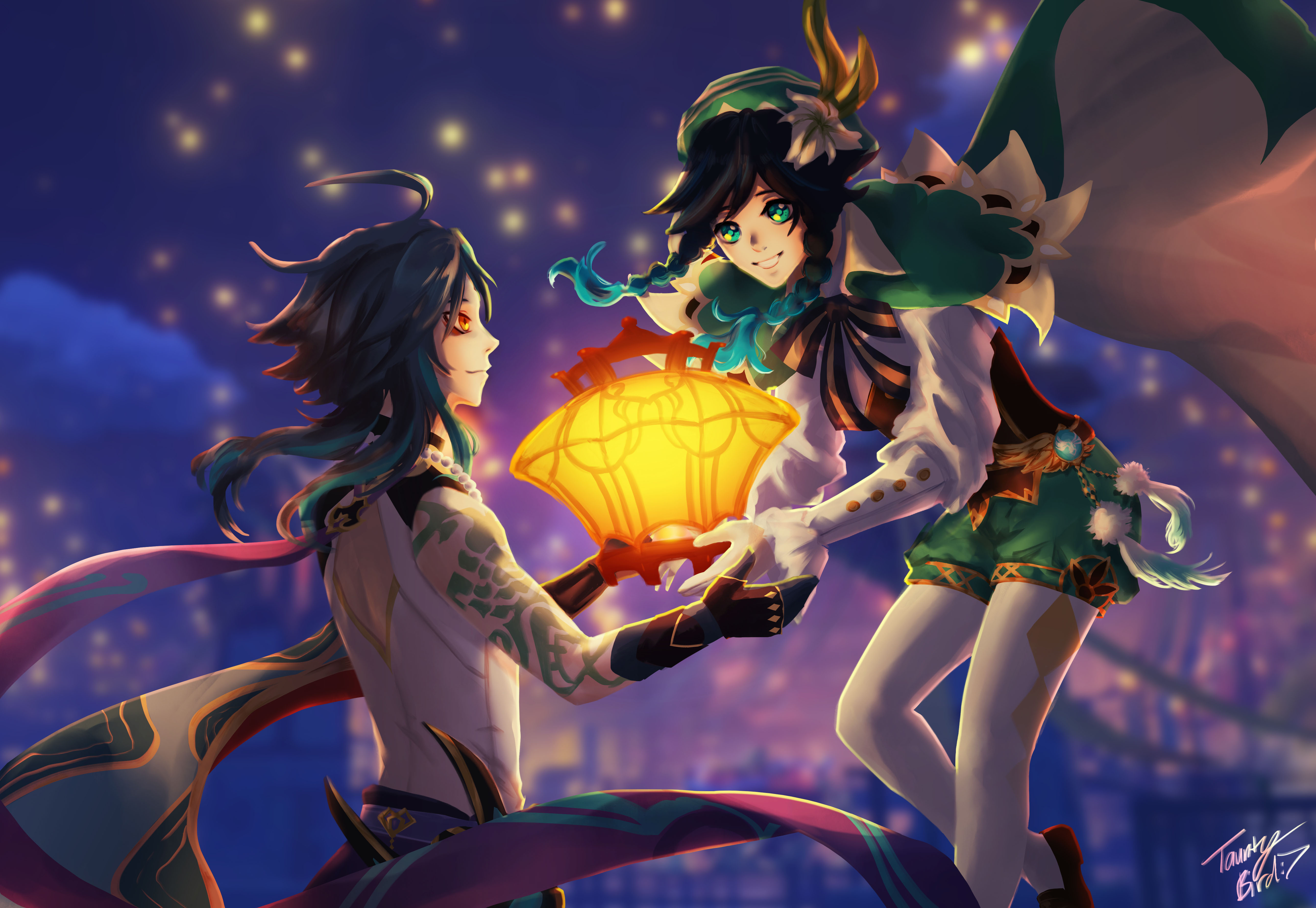 A Sea of Lights - A Moment's Peace Genshin Impact | HoYoLAB