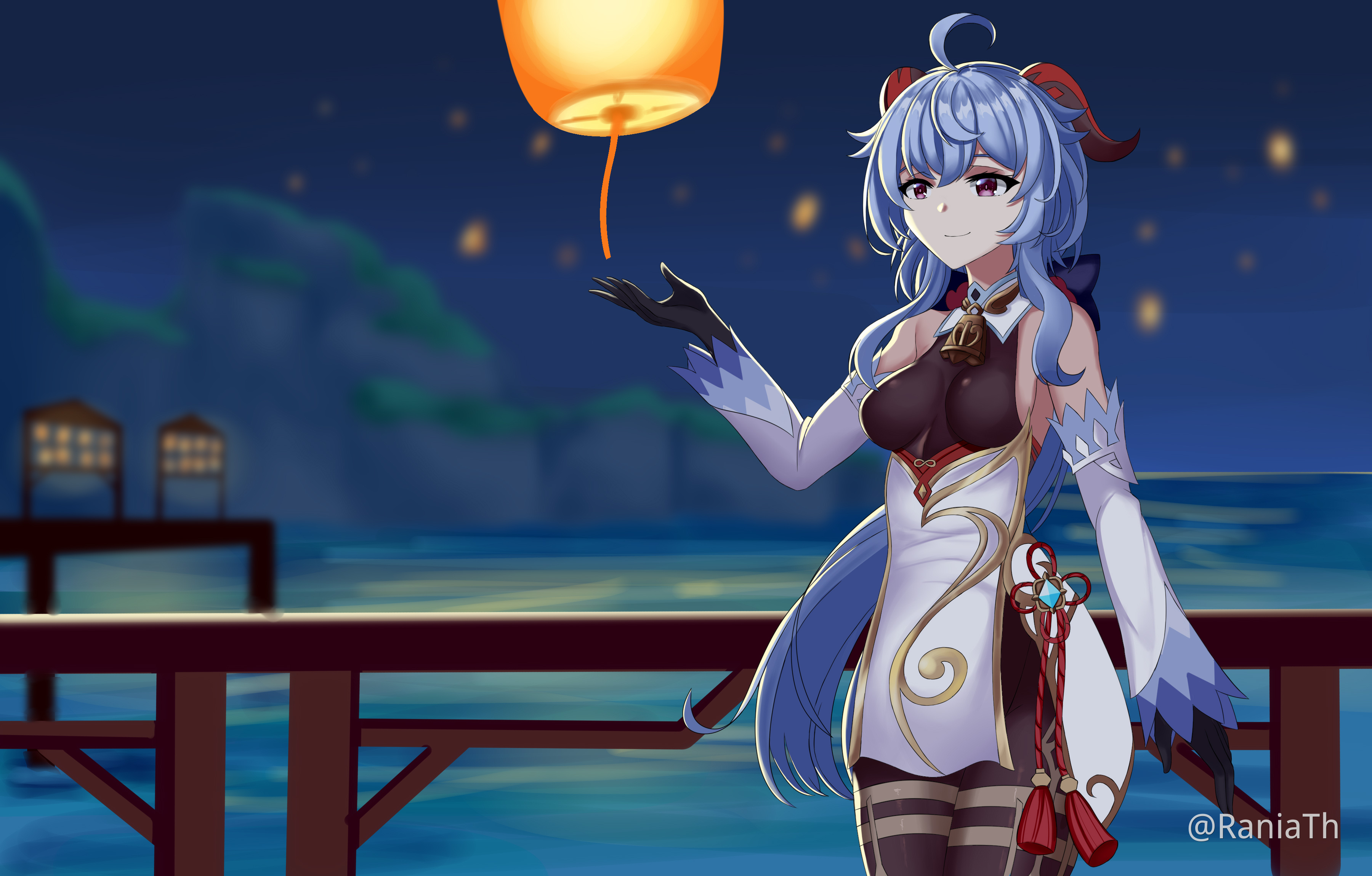 "ทะเลแห่งโคม Mingxiao" Ganyu in Liyue Genshin Impact | HoYoLAB