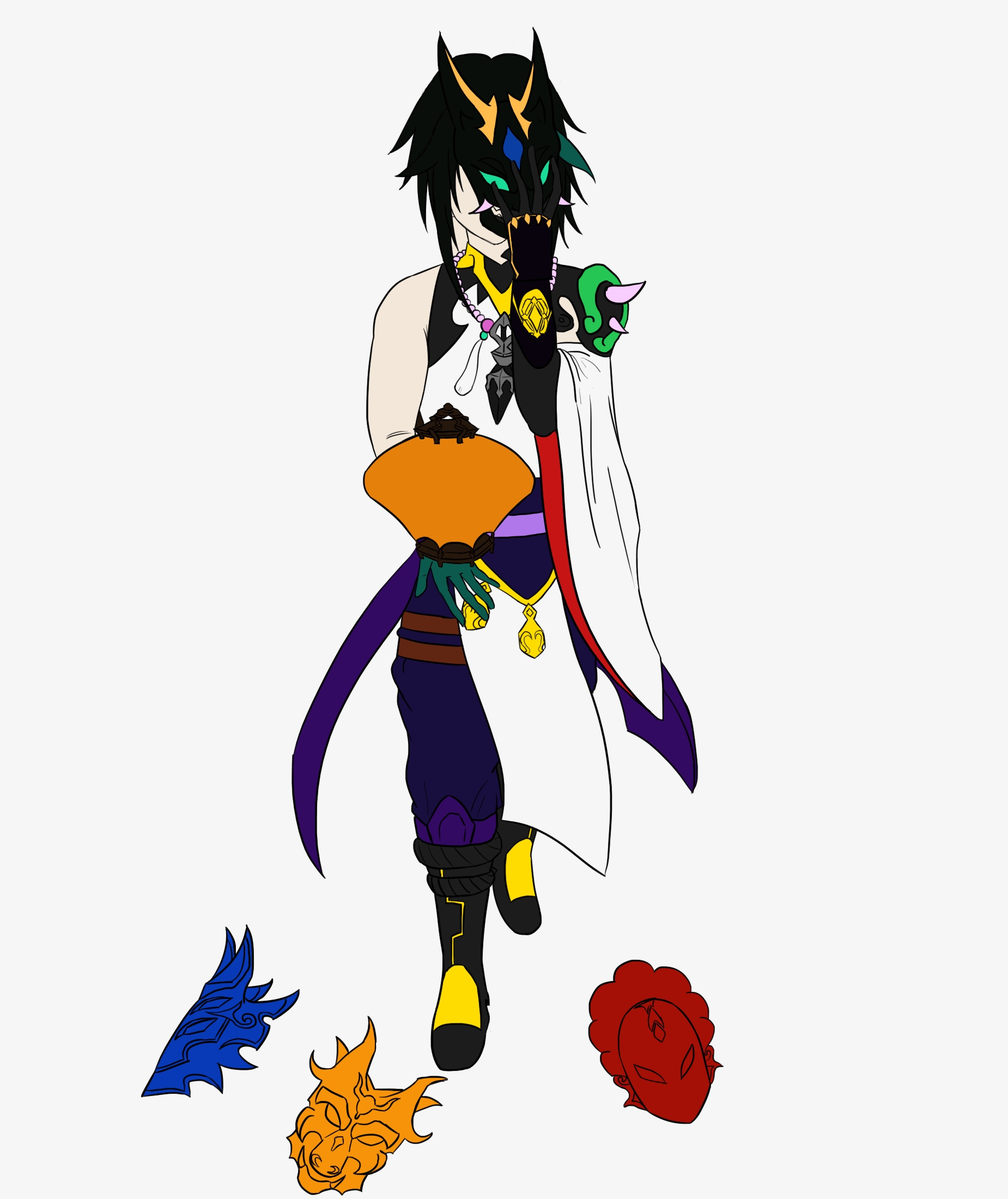 What's behind the mask Genshin Impact | HoYoLAB