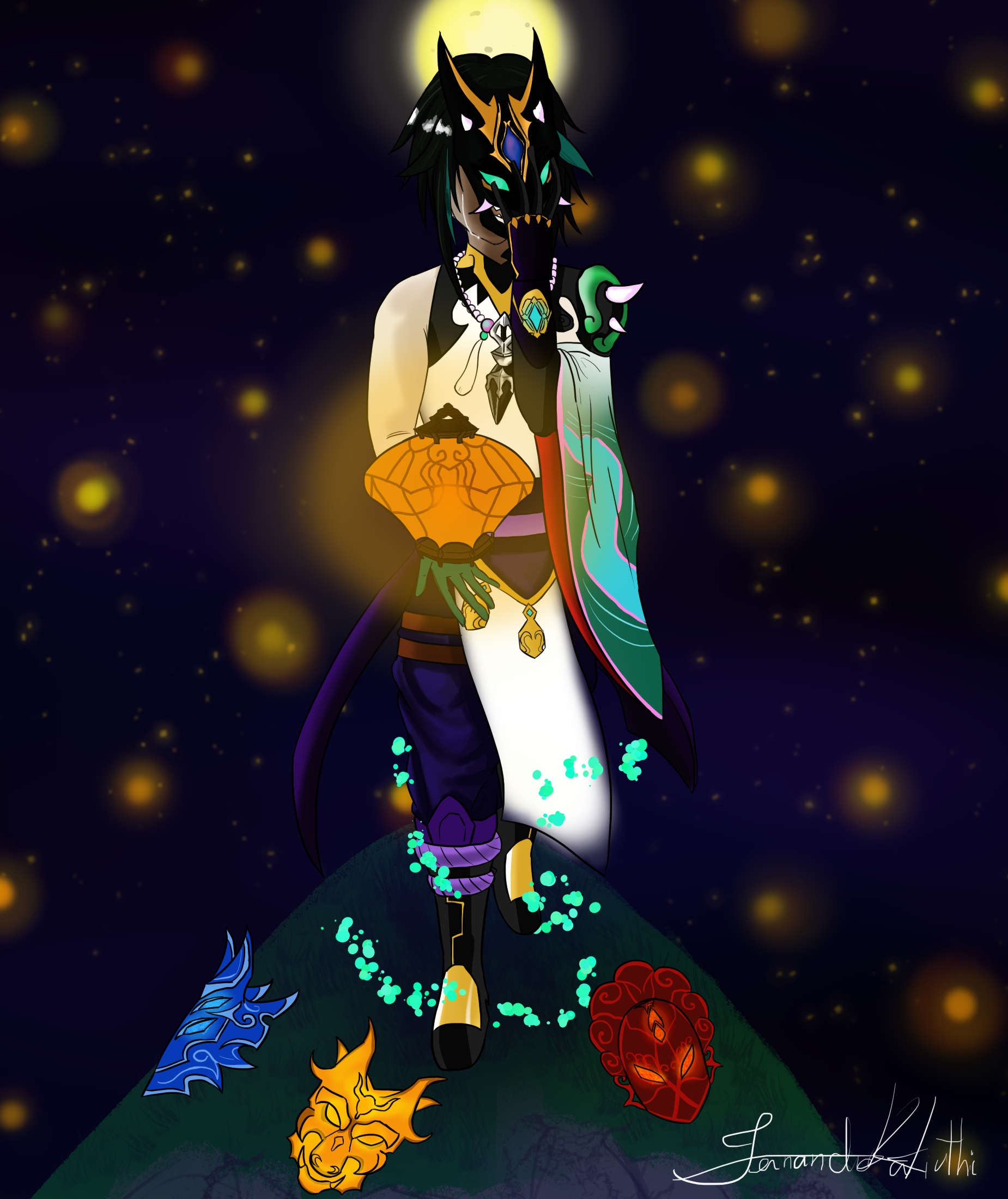 What's behind the mask Genshin Impact | HoYoLAB