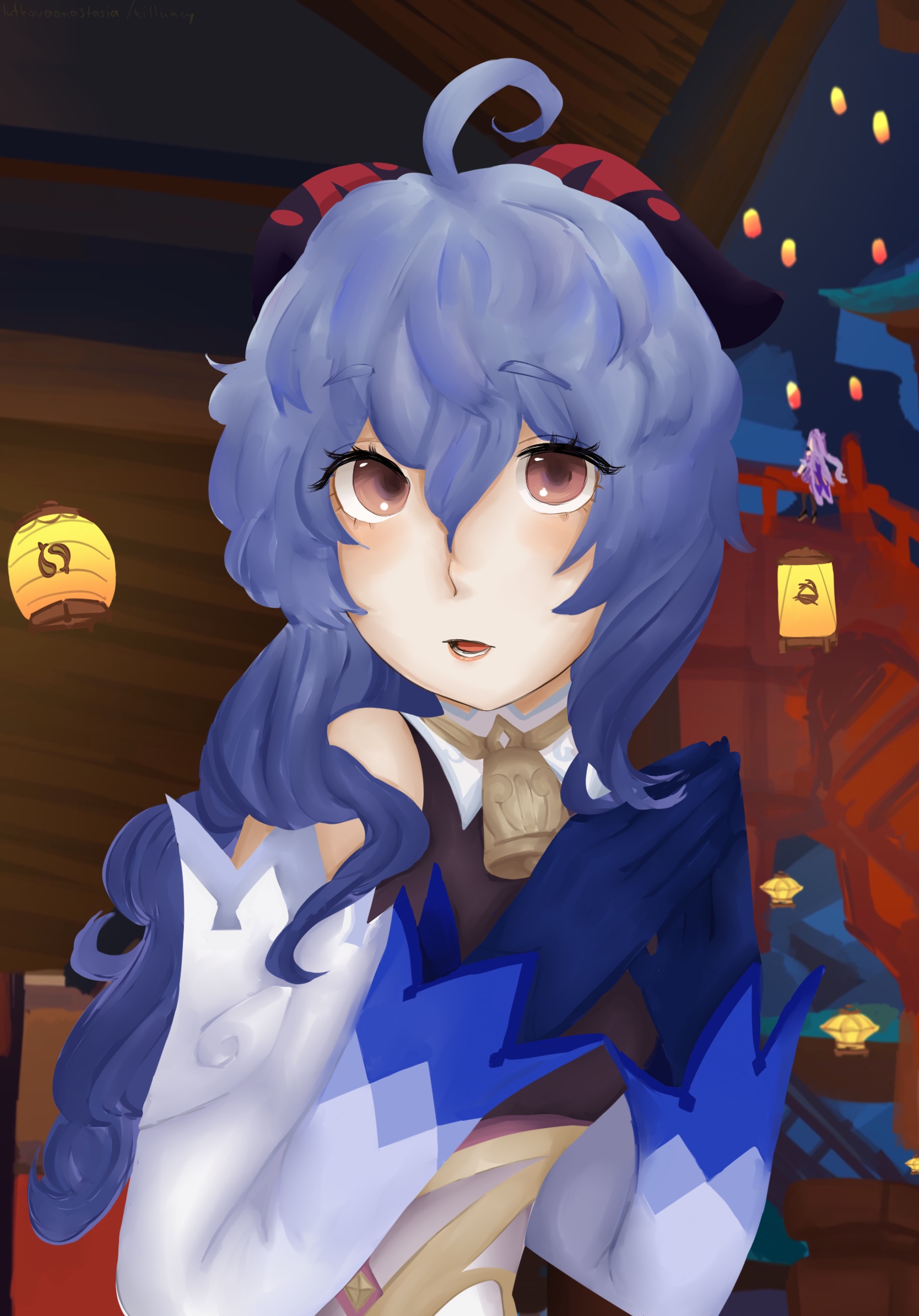 «A sea of lights» with Gan Yu! Genshin Impact | HoYoLAB