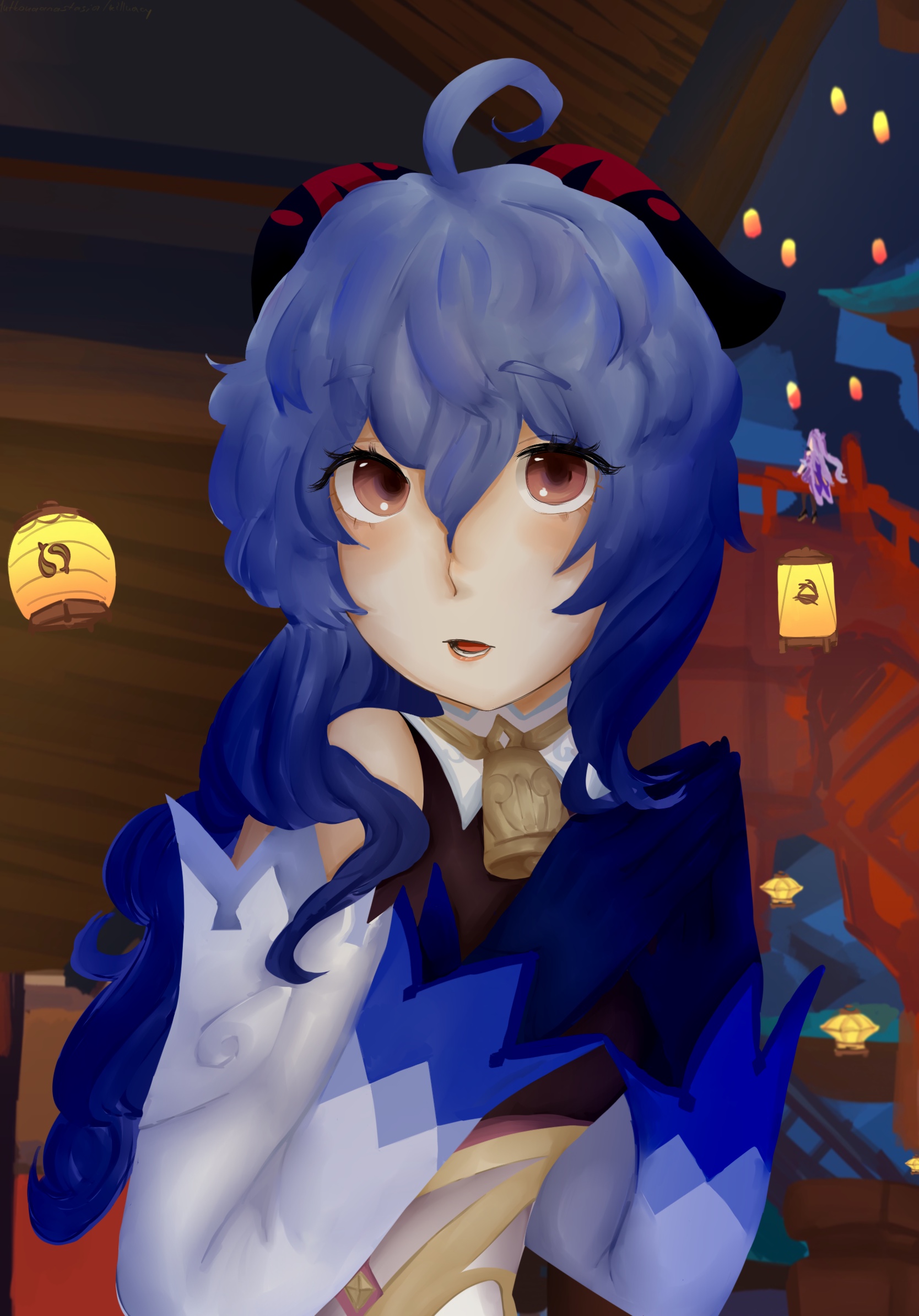 «A sea of lights» with Gan Yu! Genshin Impact | HoYoLAB