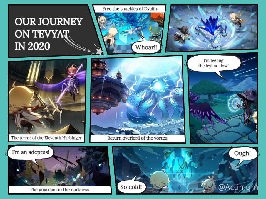 Our Journey on Tevyat in 2020 Genshin Impact | HoYoLAB