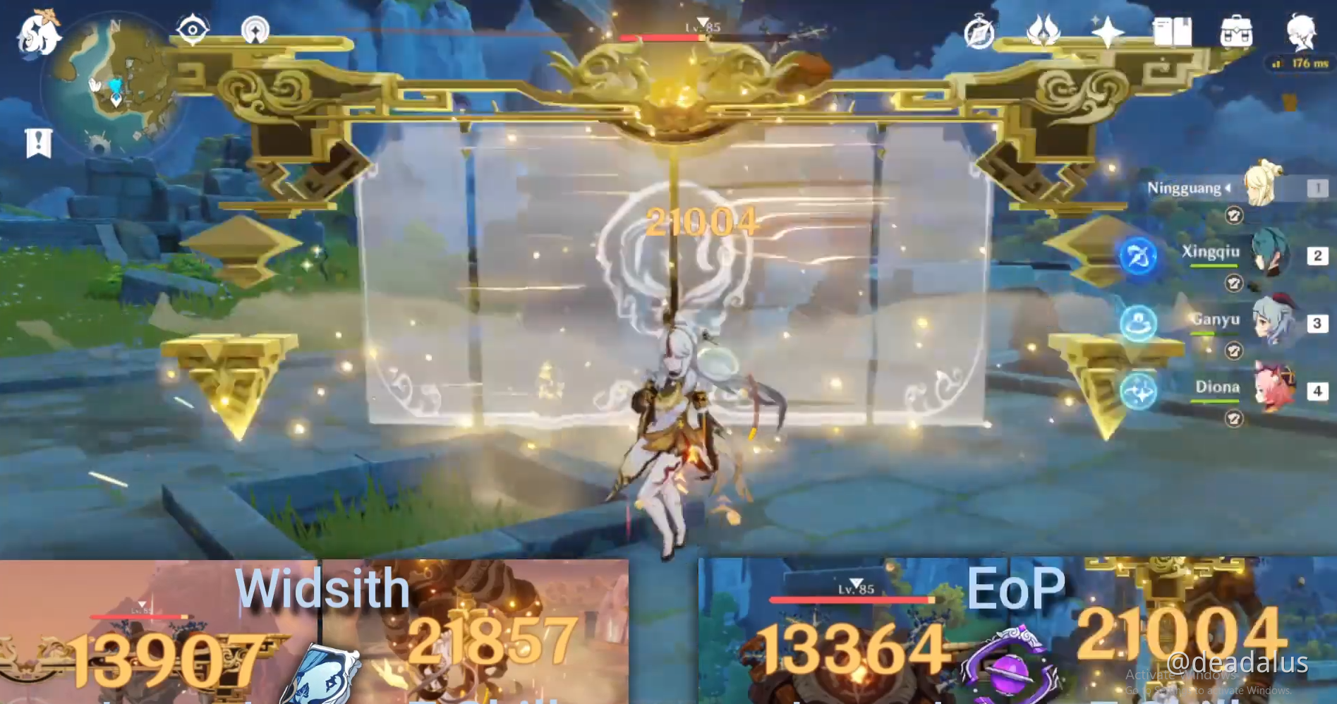 [Guide] Dmg test on Eye of Perception v Widsith (side kick Mappa mare v ...