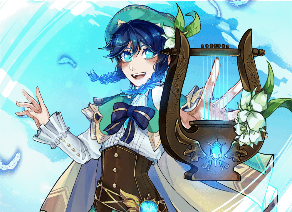 Venti Splash Art Genshin Impact | HoYoLAB