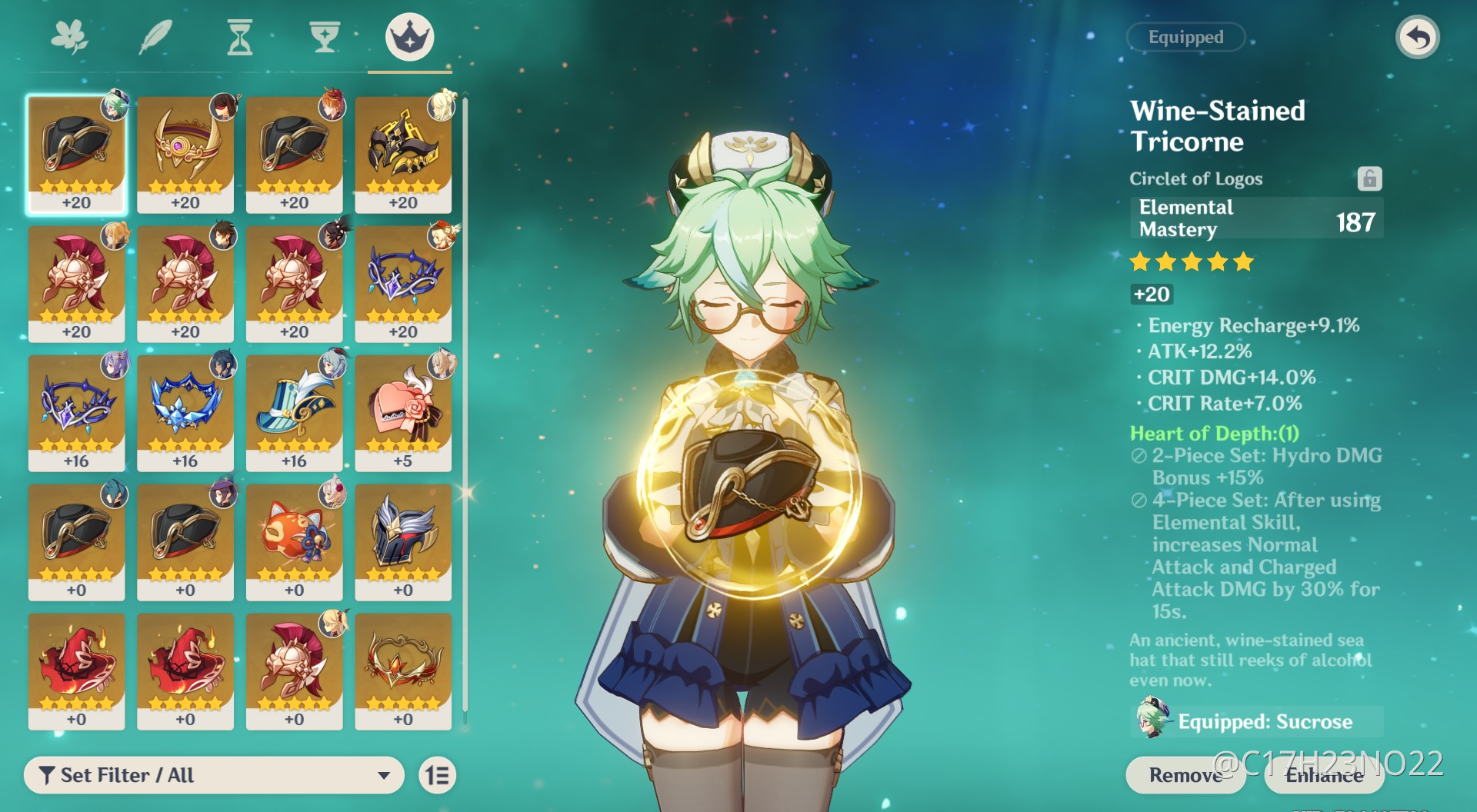 6* Sucrose Artifact Genshin Impact | HoYoLAB