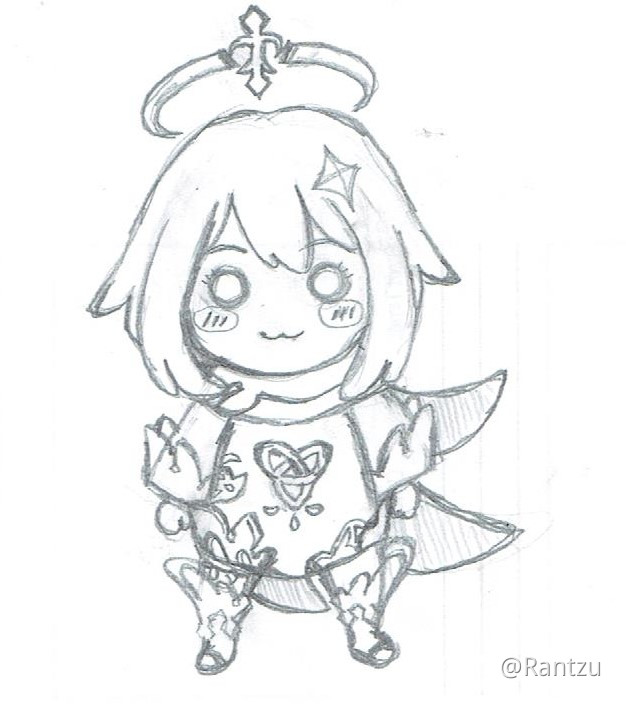 Paimon Chibi (Fan Artwork) Genshin Impact | HoYoLAB