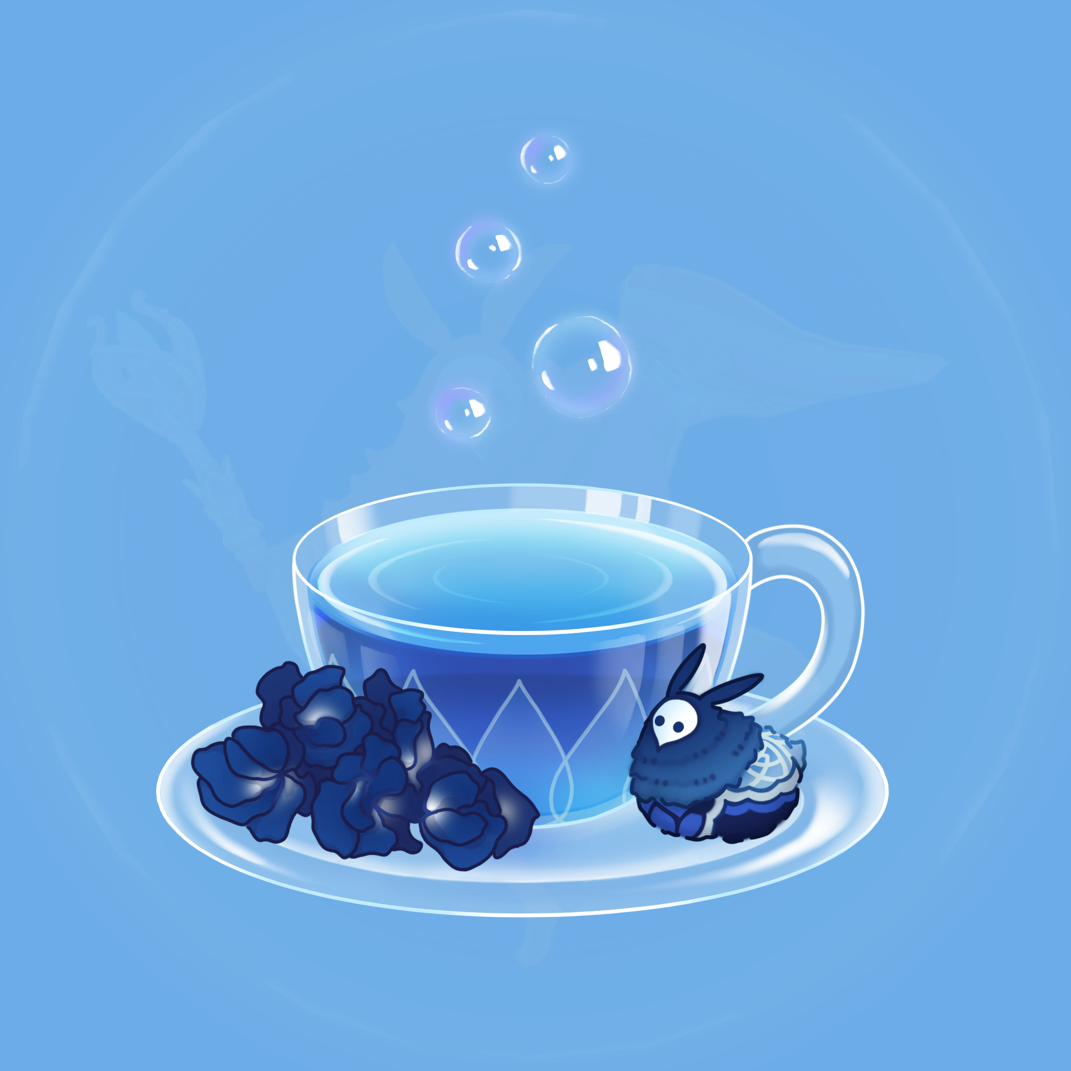 Blue Abyss Tea Genshin Impact | HoYoLAB