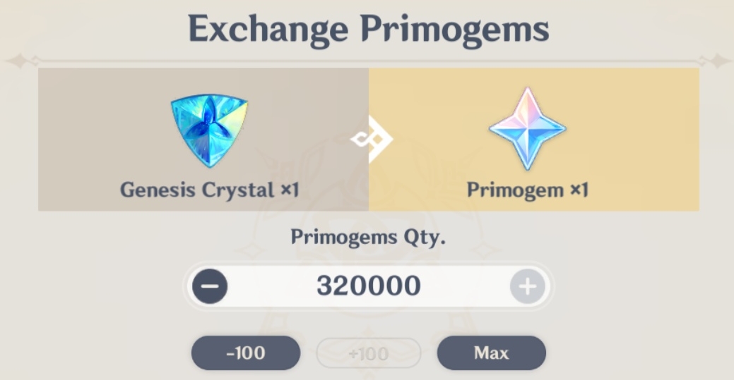 Max Primogems Exchanged! Genshin Impact | HoYoLAB