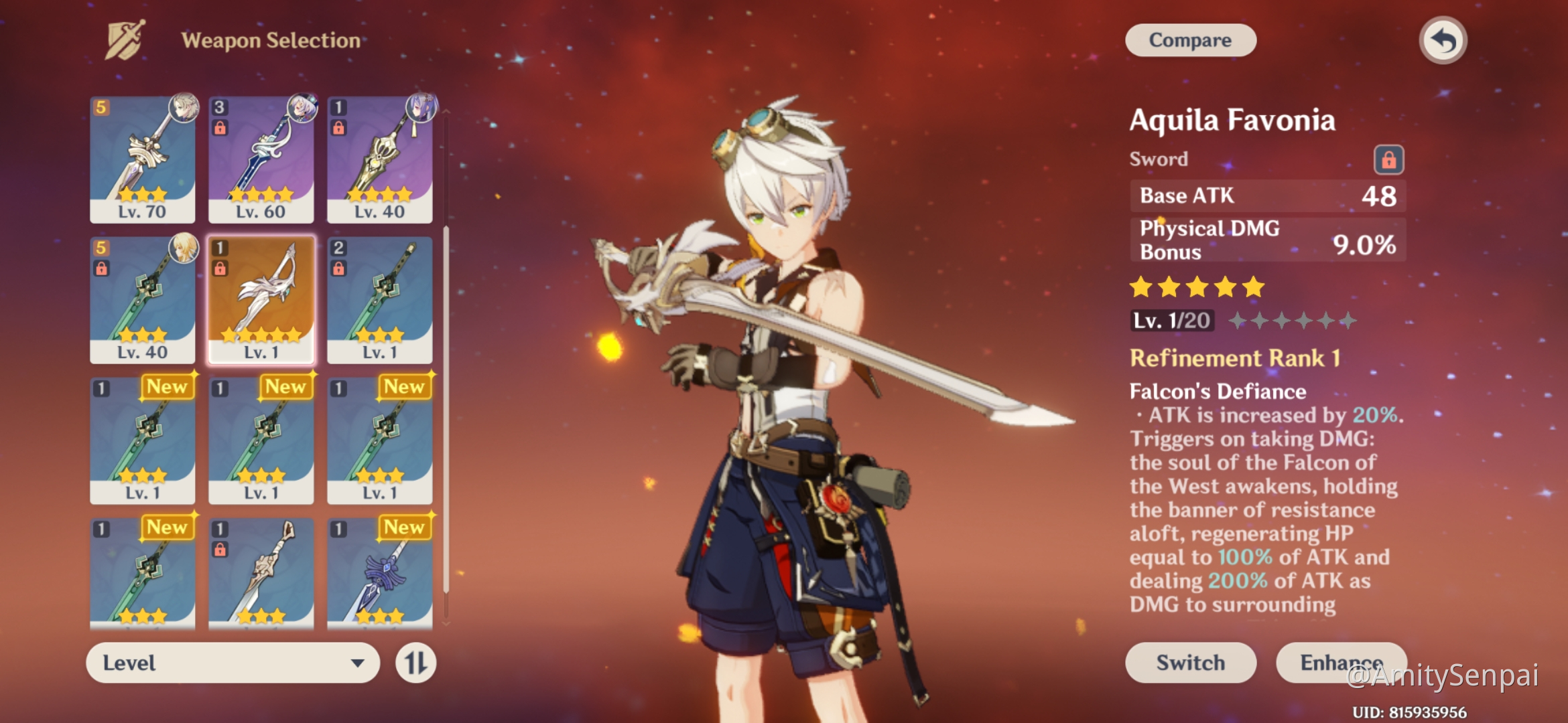 Aquila favonia Genshin Impact | HoYoLAB