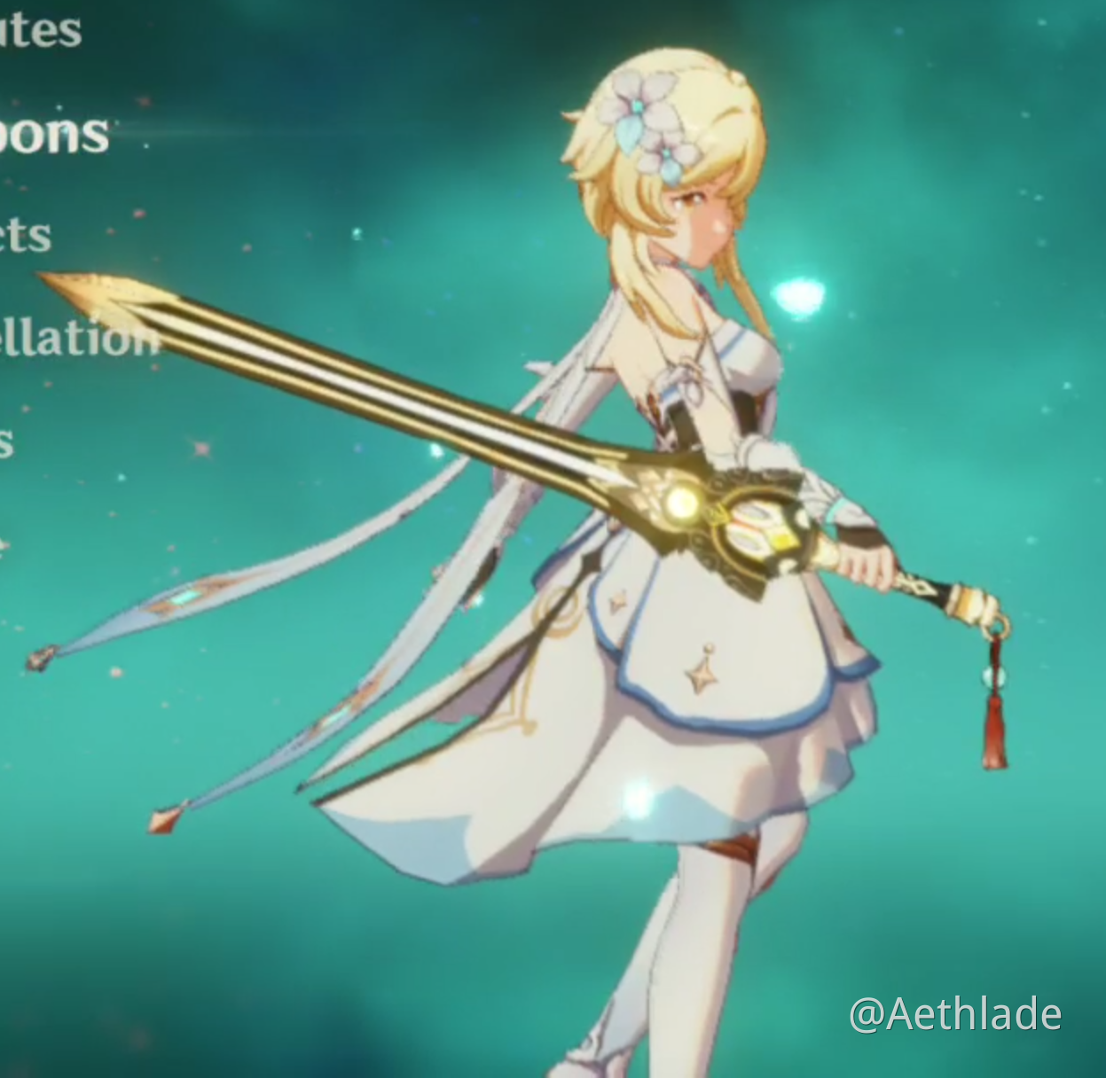 Little Fun Facts (Aether and Lumine's fighting styles Pt 1) Genshin ...