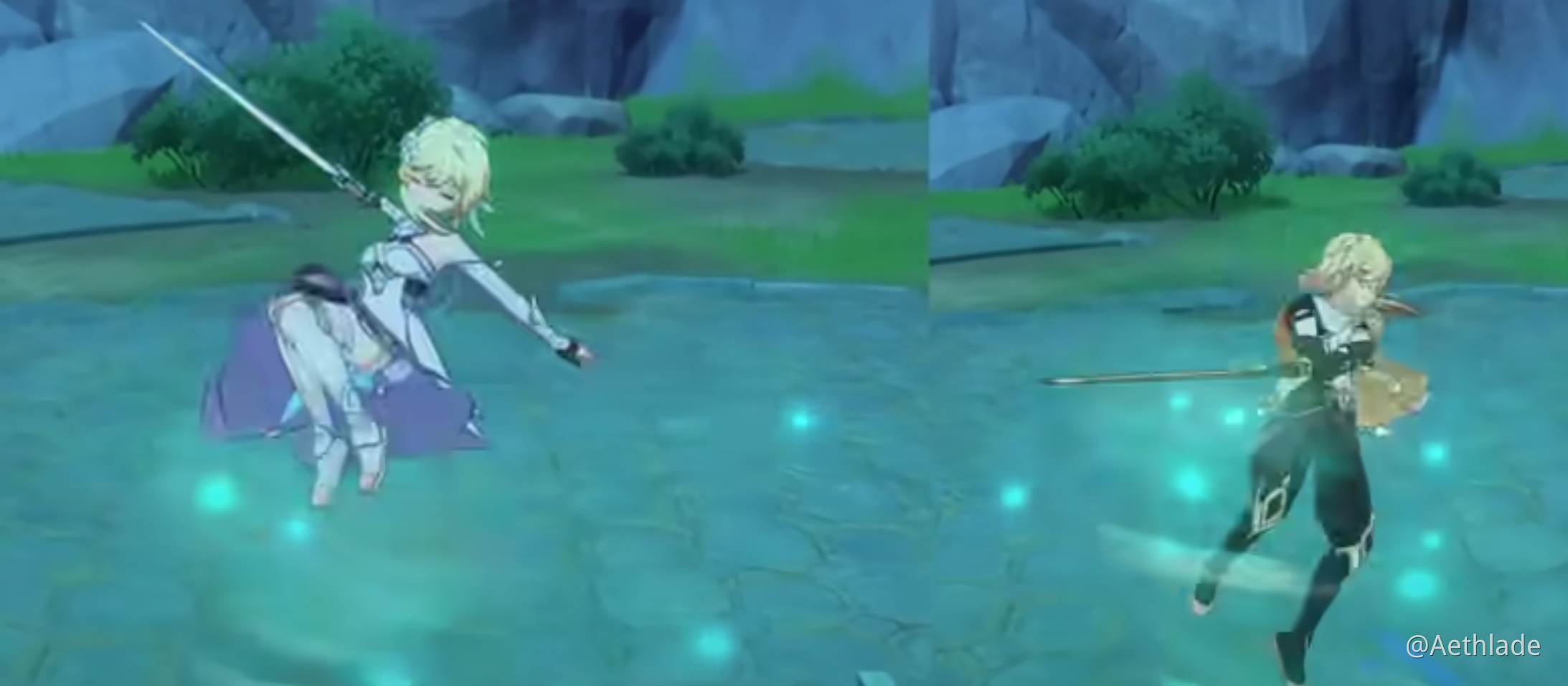 Little Fun Facts/Theory (Aether and Lumine's Fighting Styles Pt 2 ...