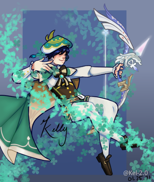 First FanArt: Venti Genshin Impact | HoYoLAB