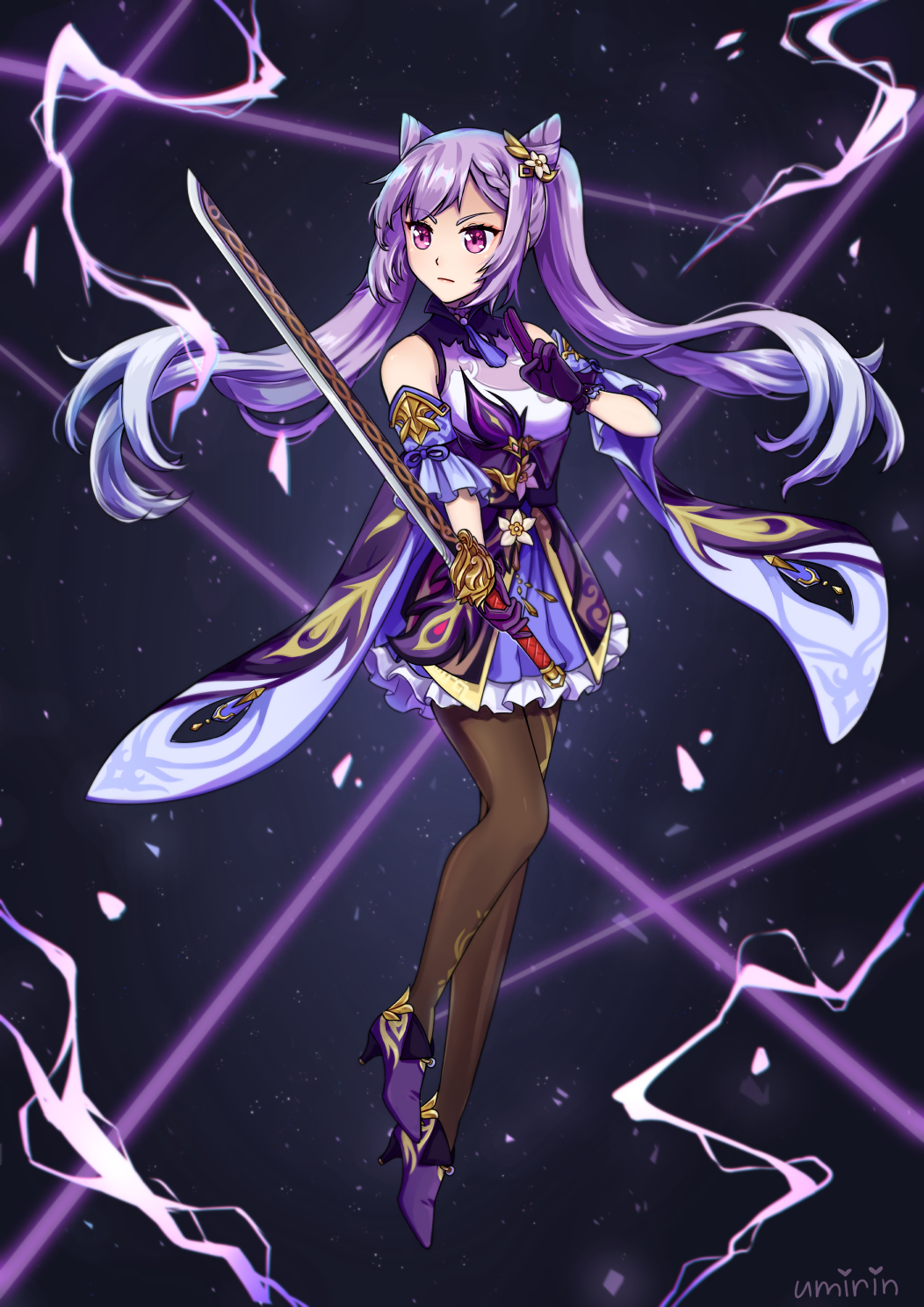 Keqing - With sword comes shadow! Genshin Impact | HoYoLAB