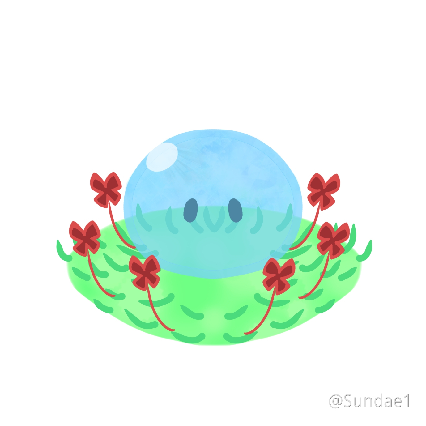 I drew a hydro slime Genshin Impact | HoYoLAB