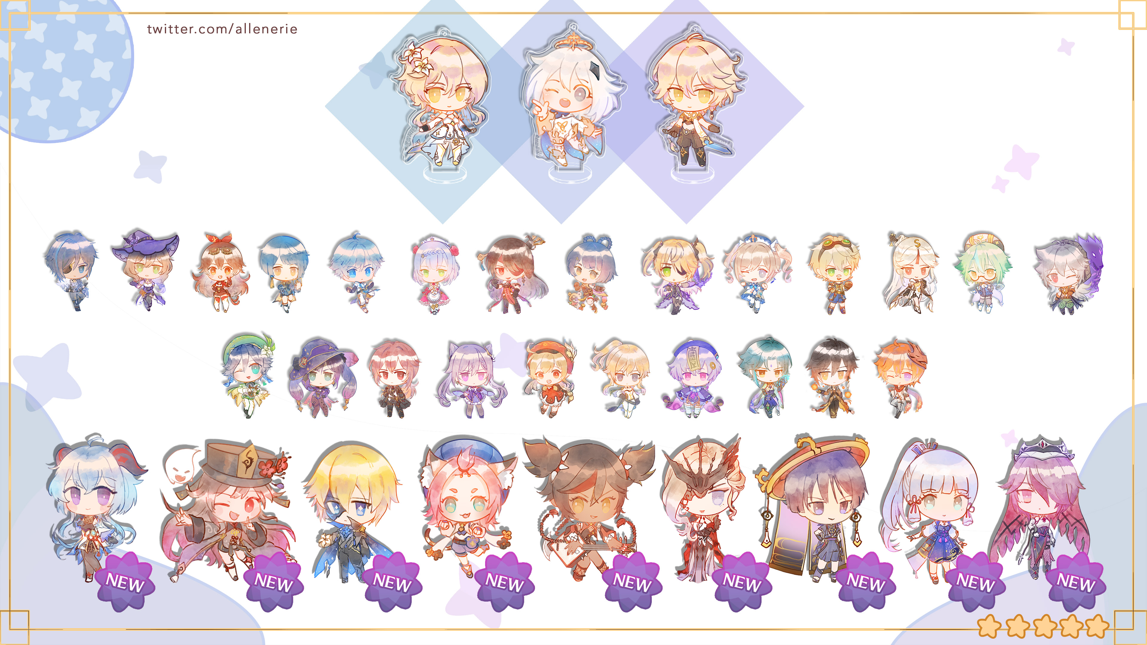 Genshin Chibis Genshin Impact | HoYoLAB