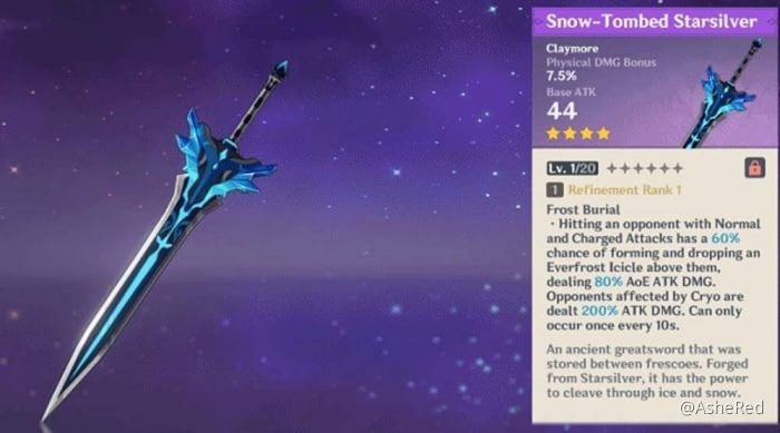 Snow Tombed Star Silver Genshin Impact | HoYoLAB