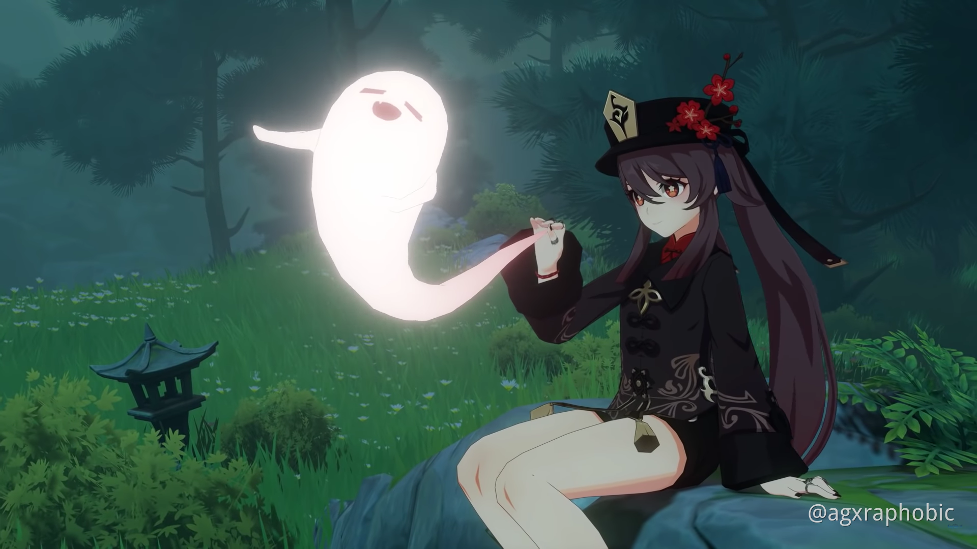 hu tao screenshot redraw Genshin Impact | HoYoLAB