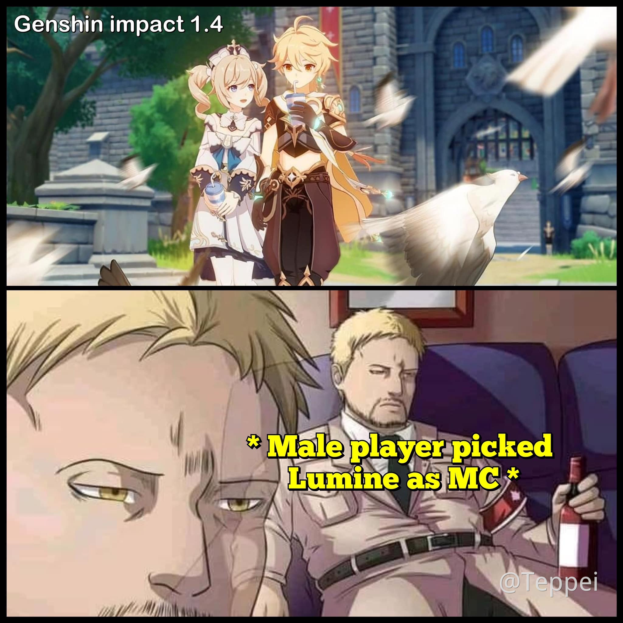 That wholesome CG makes me want to change back to Aether Genshin Impact ...