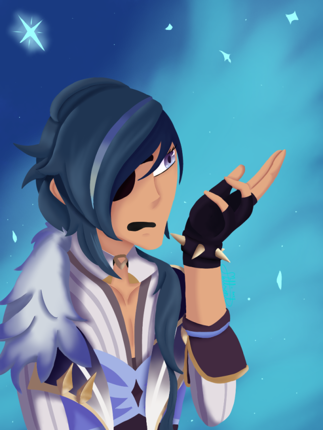 Kaeya fanart Genshin Impact | HoYoLAB