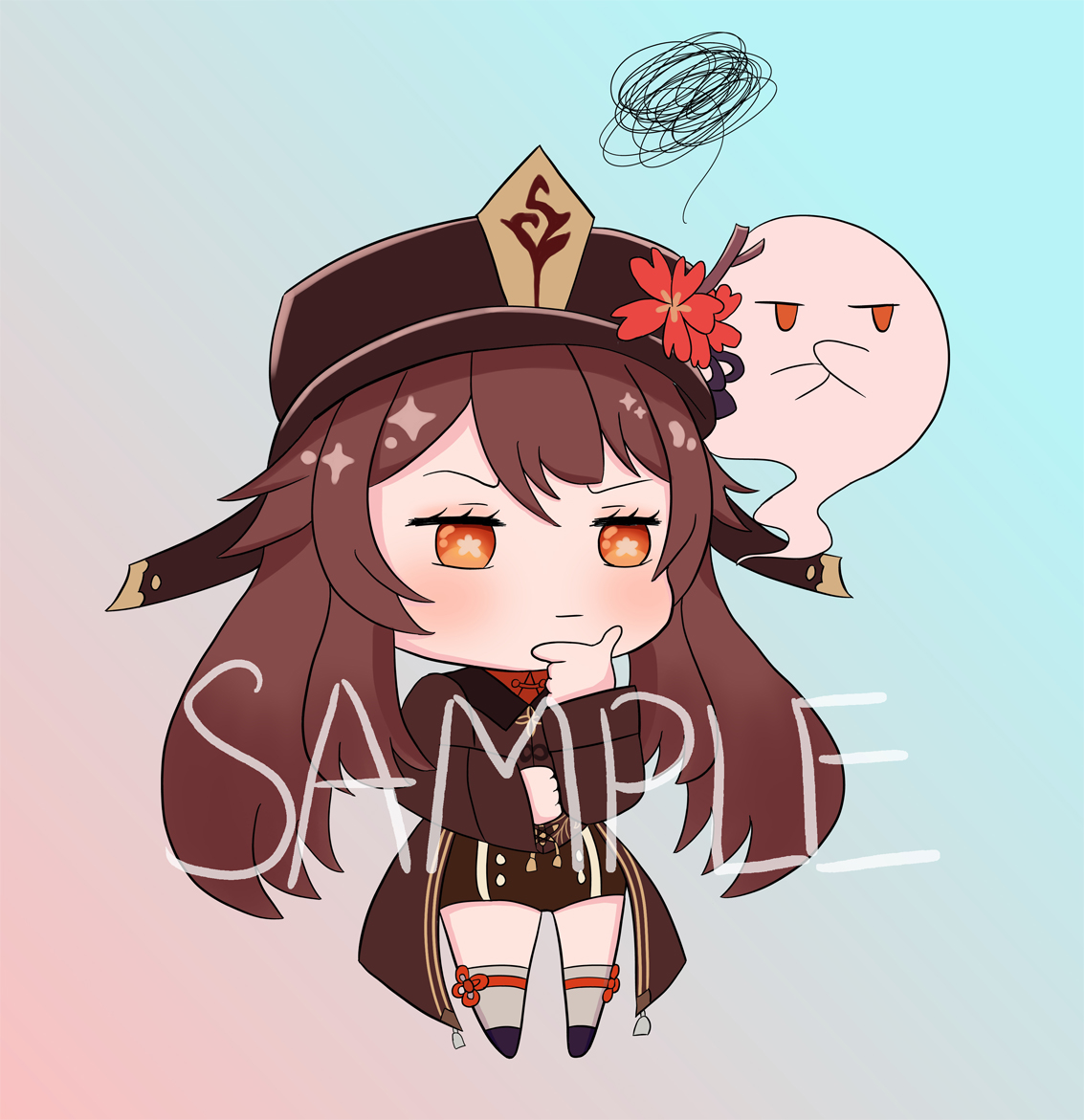 Sticker Hutao Genshin Impact | HoYoLAB