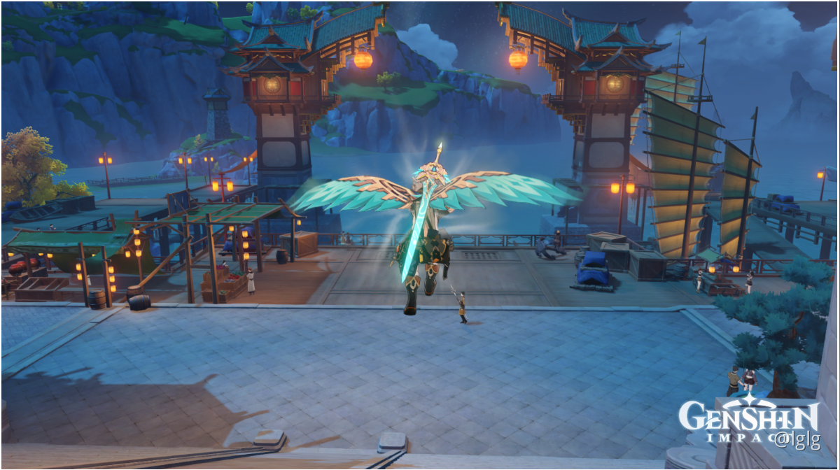 Skyward blade and wings of azure wind together Genshin Impact | HoYoLAB