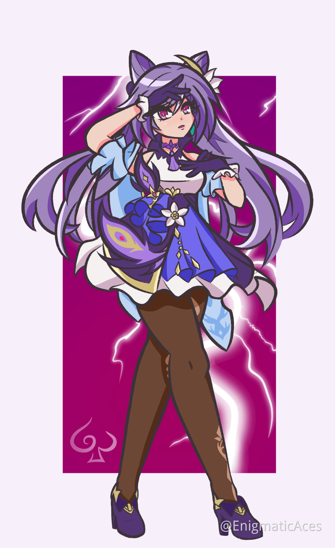 Lightning Queen Keqing Genshin Impact | HoYoLAB