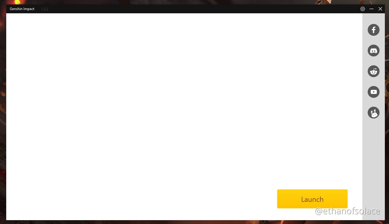 No Background on Launcher Genshin Impact | HoYoLAB