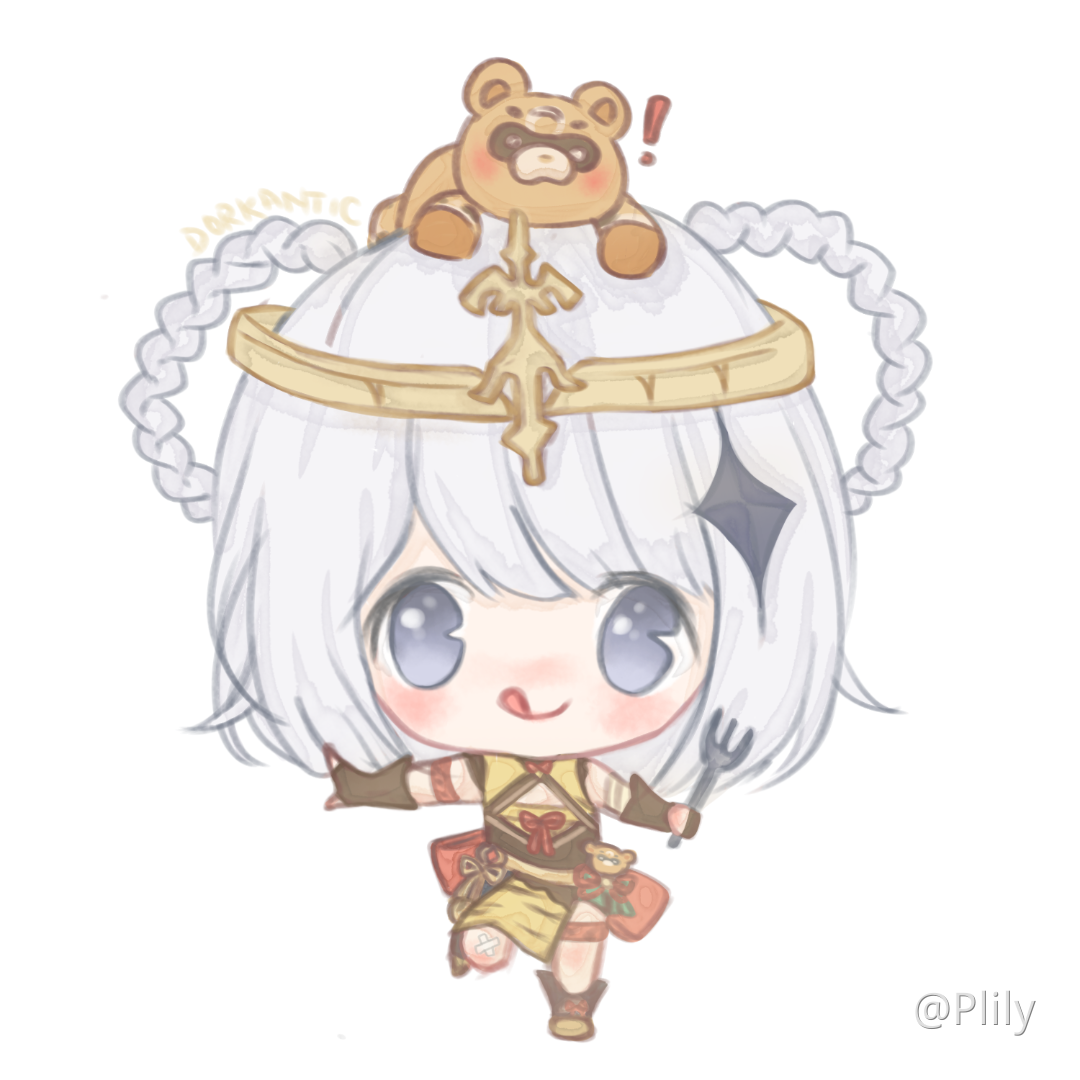 Paimon's Cosplay Series #2 - Pai-Liang with baby Guoba Genshin Impact ...