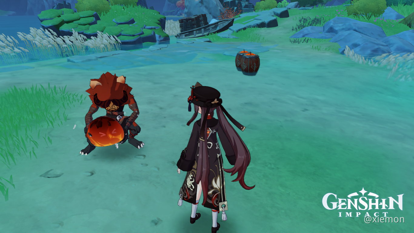 Finally it can dig up the pyro slime Genshin Impact | HoYoLAB