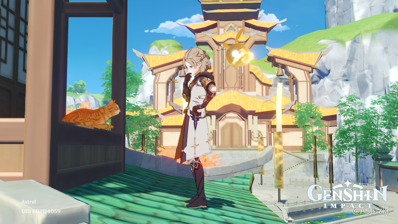 One day Albedo met a cat in Liyue..... Genshin Impact | HoYoLAB