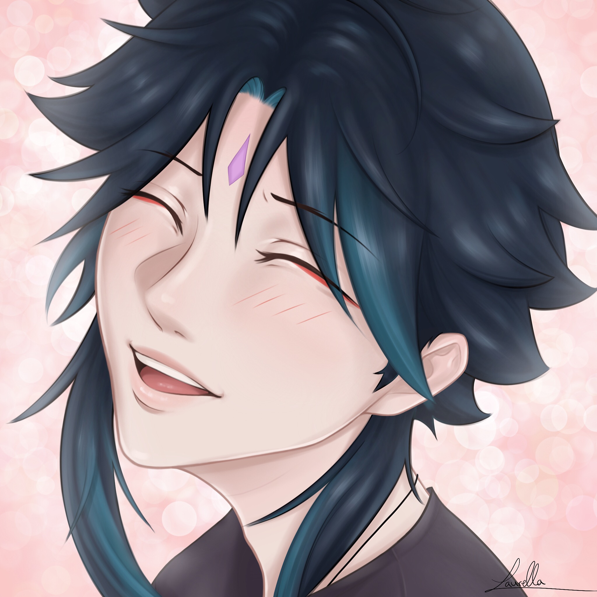 Xiao smiling🥺🤲🏻 Genshin Impact | HoYoLAB